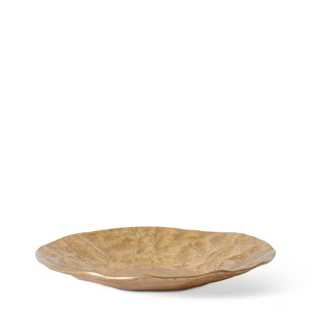Decor Odette Bowl, Gold - 40 x 40 x 6cm – URBAN EDGE STYLE